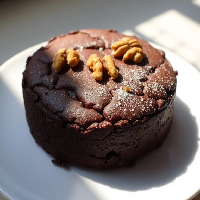 Irrésistible gâteau au noix chocolat fait maison