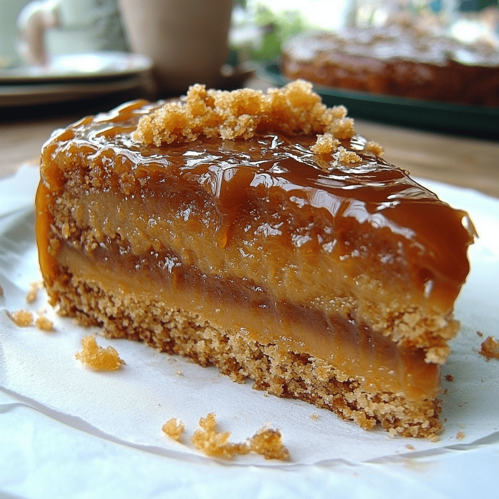 Gâteau au caramel beurre salé : recette irrésistible