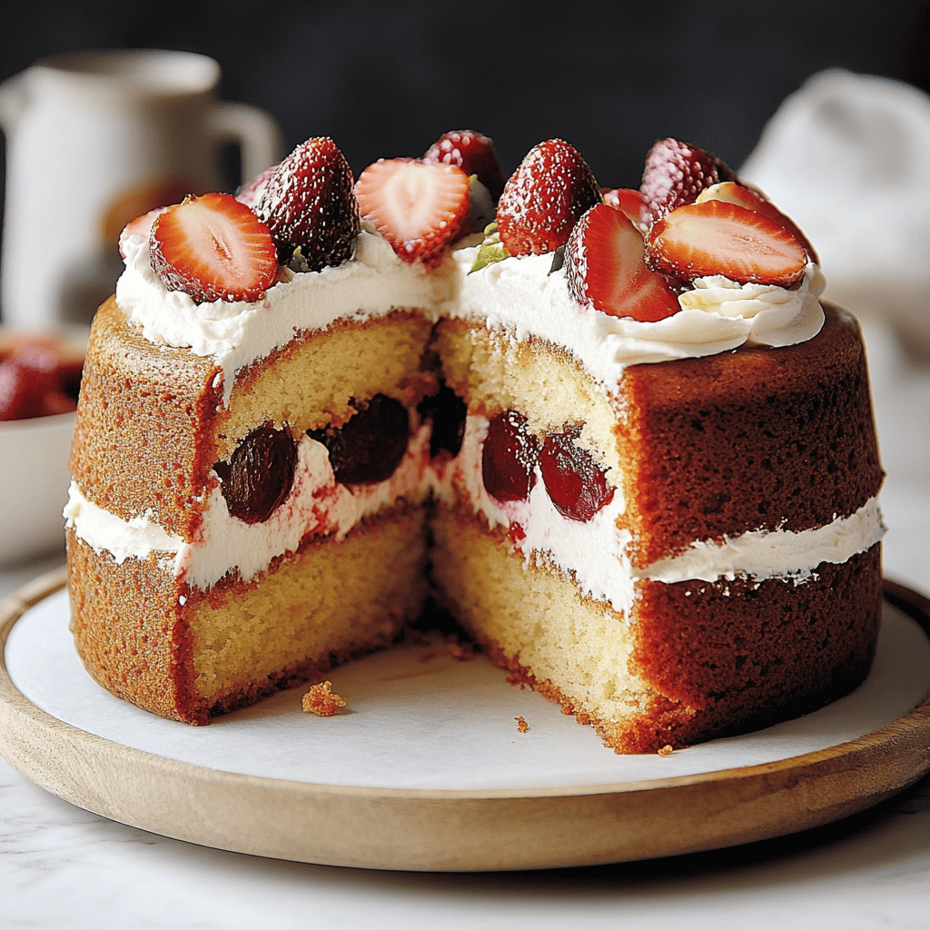 Gâteau mascarpone et fraise : recette facile et irrésistible