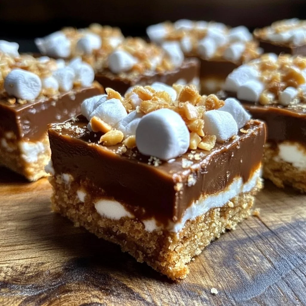 Irresistible Marshmallow Peanut Butter Squares