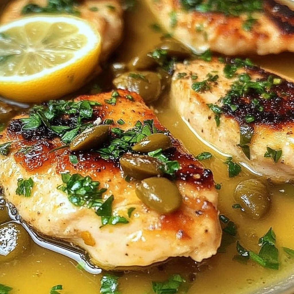 Easy Italian Lemon Chicken Piccata (Light)