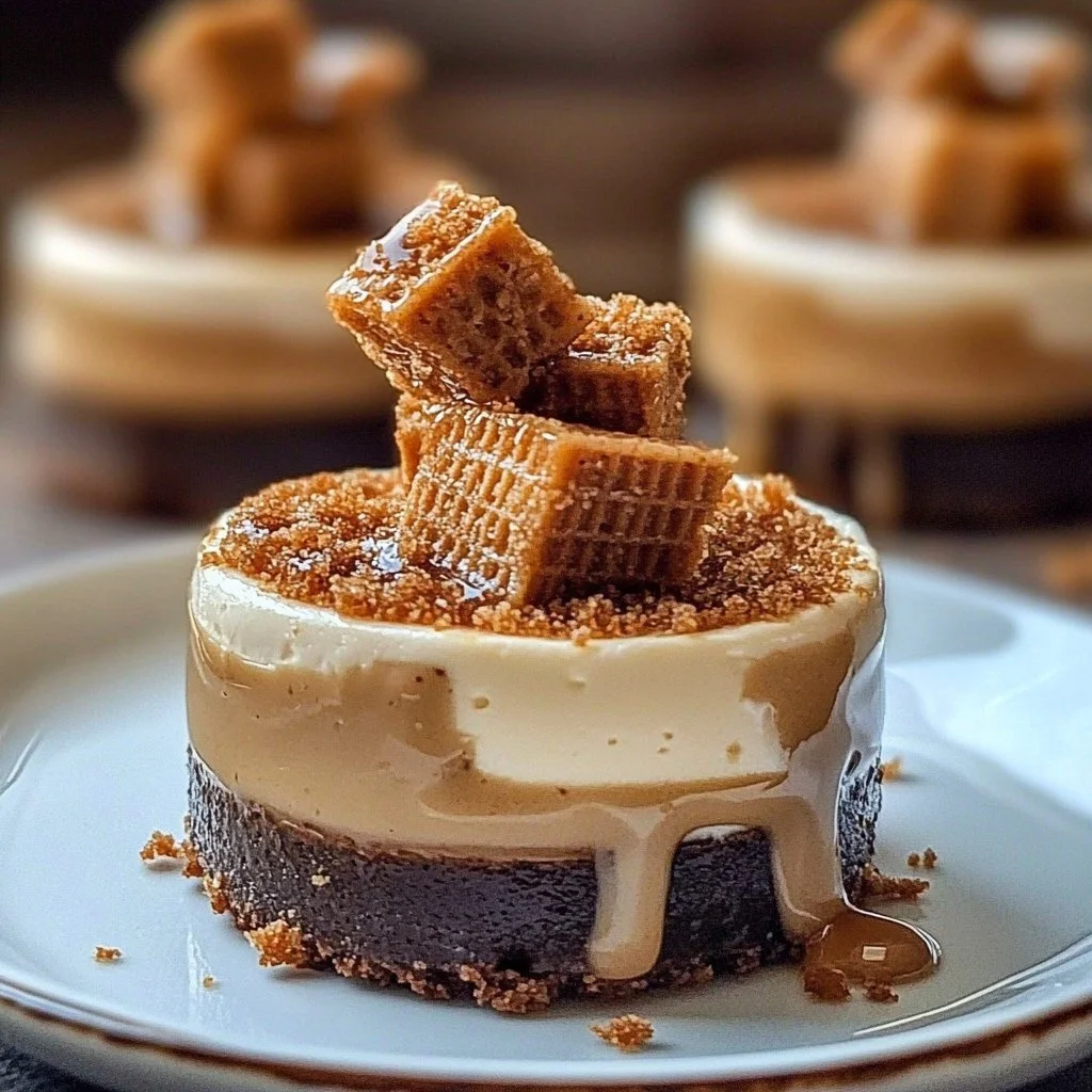 Irresistible Mini Biscoff Cheesecakes Delight